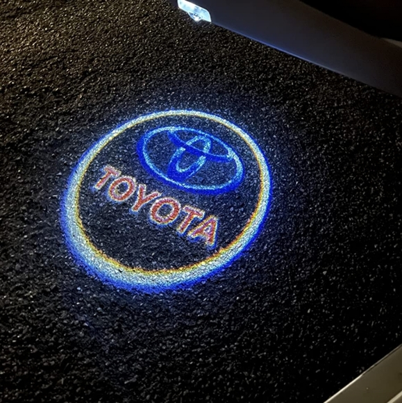 Car Audio, Video & GPS | 4 New Toyota Logo Car Door Courtesy Puddle ...